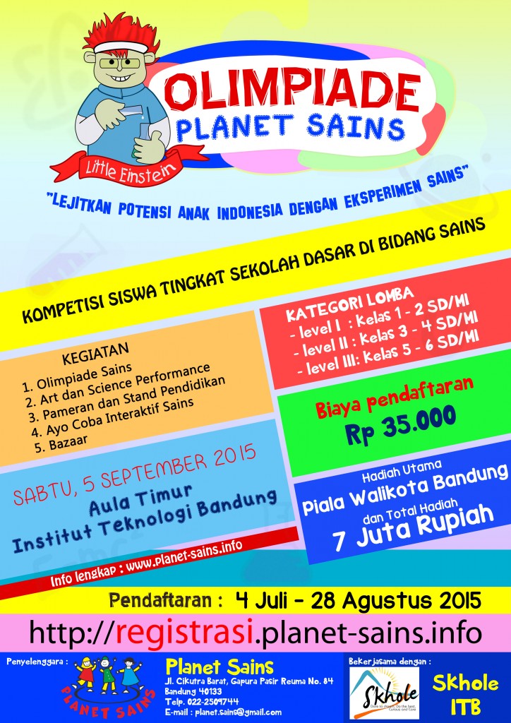 OLIMPIADE PLANET SAINS | PLANET SAINS